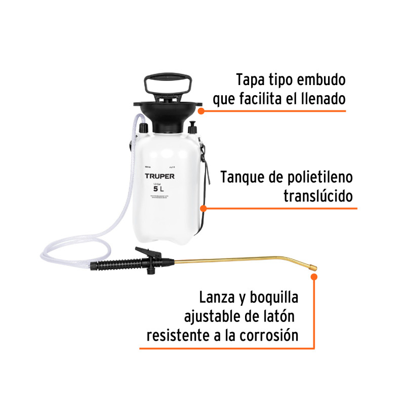 Fumigador 5L Truper |Ferreco