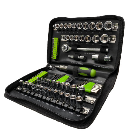 Juego De Herramienta 85pz Copas Ratchet Reparación | Ferreco Basics