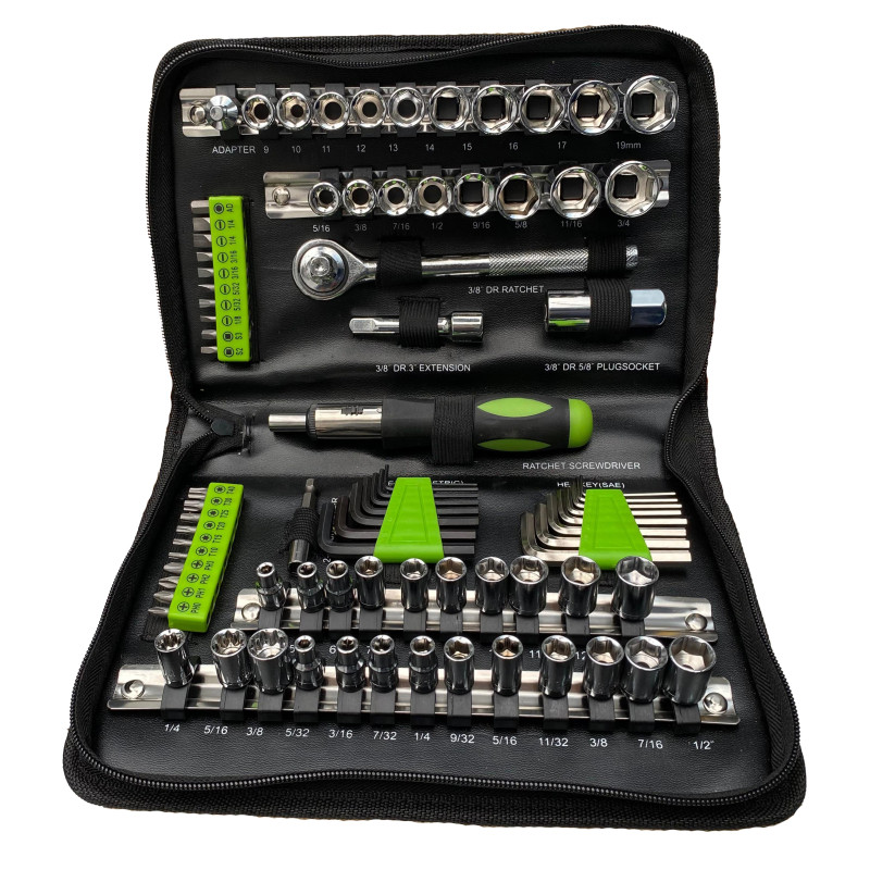 Juego De Herramienta 85pz Copas Ratchet Reparación | Ferreco Basics