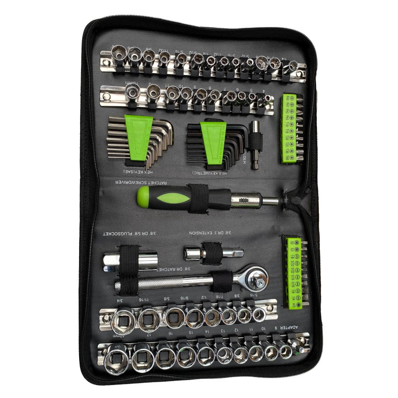 Juego De Herramienta 85pz Copas Ratchet Reparación | Ferreco Basics