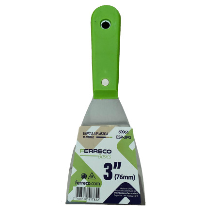 Espátula Flexible 3 Pulgadas Con Mango De Plástico, Ferreco Basics