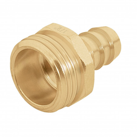 Acople Roscado De Laton Solido Macho Truper |Ferreco