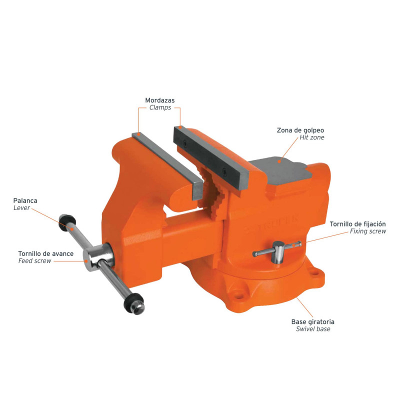 Prensa De Banco Industrial 8" Truper | Ferreco