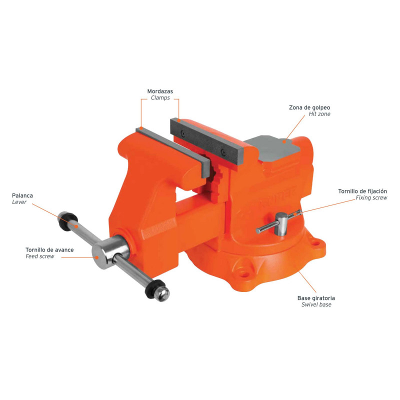 Prensa De Banco Industrial 7" Truper | Ferreco