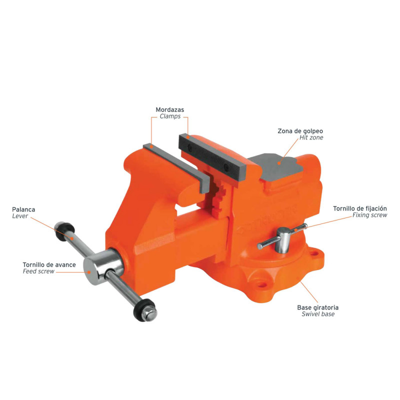 Prensa De Banco Industrial 6" Truper | Ferreco